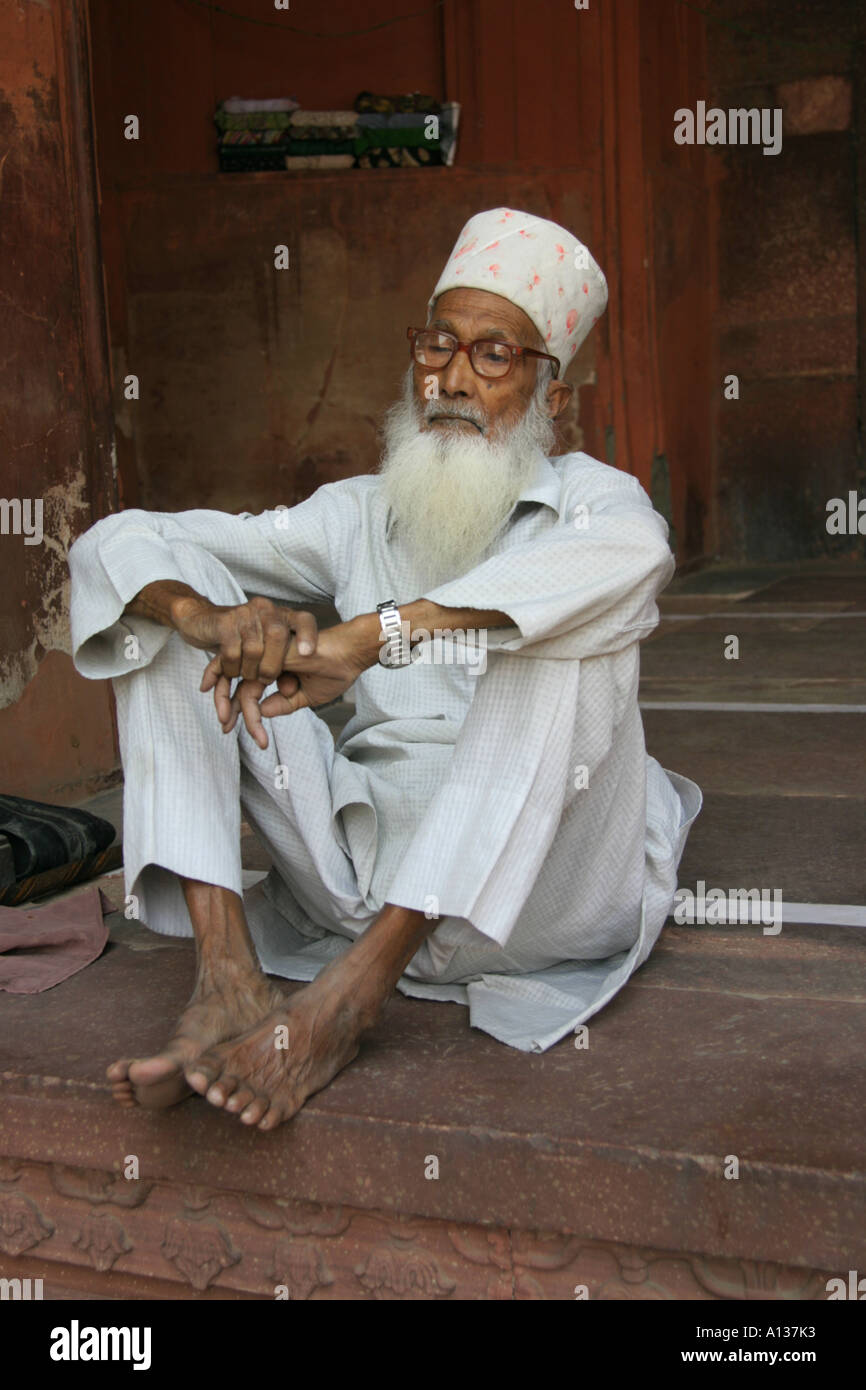 Portrait of a muslim, India Stock Photo - Alamy