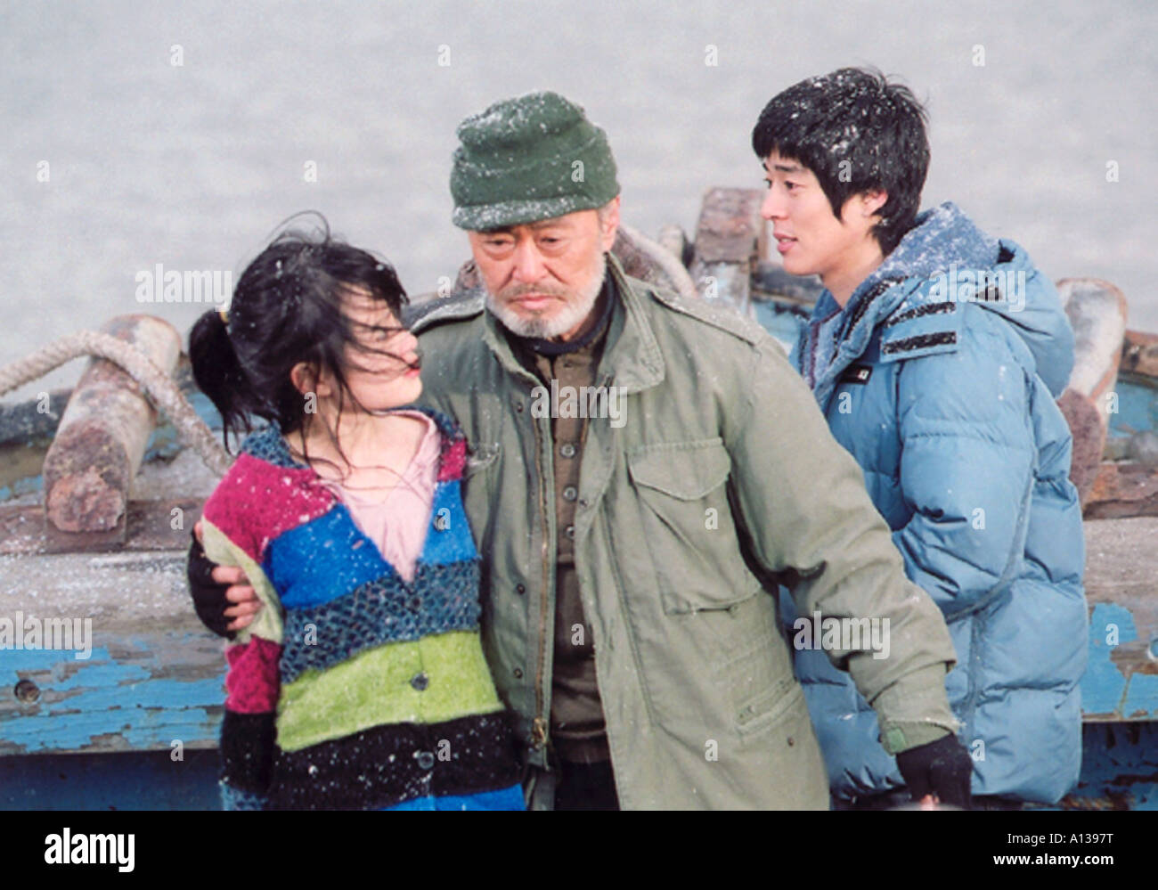 Year 2005 Director Kim Ki Duk Han Yeo Reum Jeon Sung Hwan Stock Photo ...