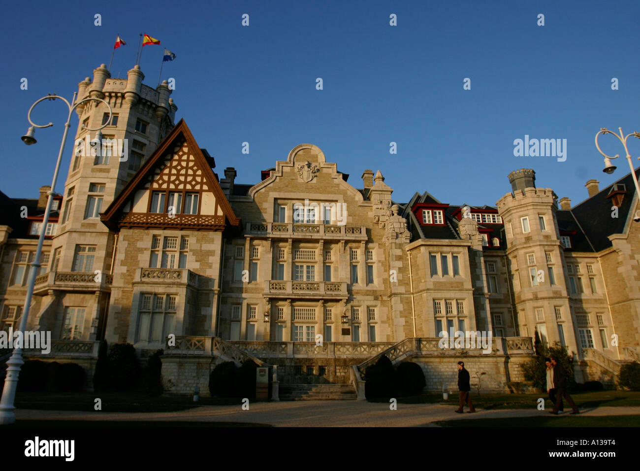 Palacio de la Magdalena Santander Stock Photo - Alamy