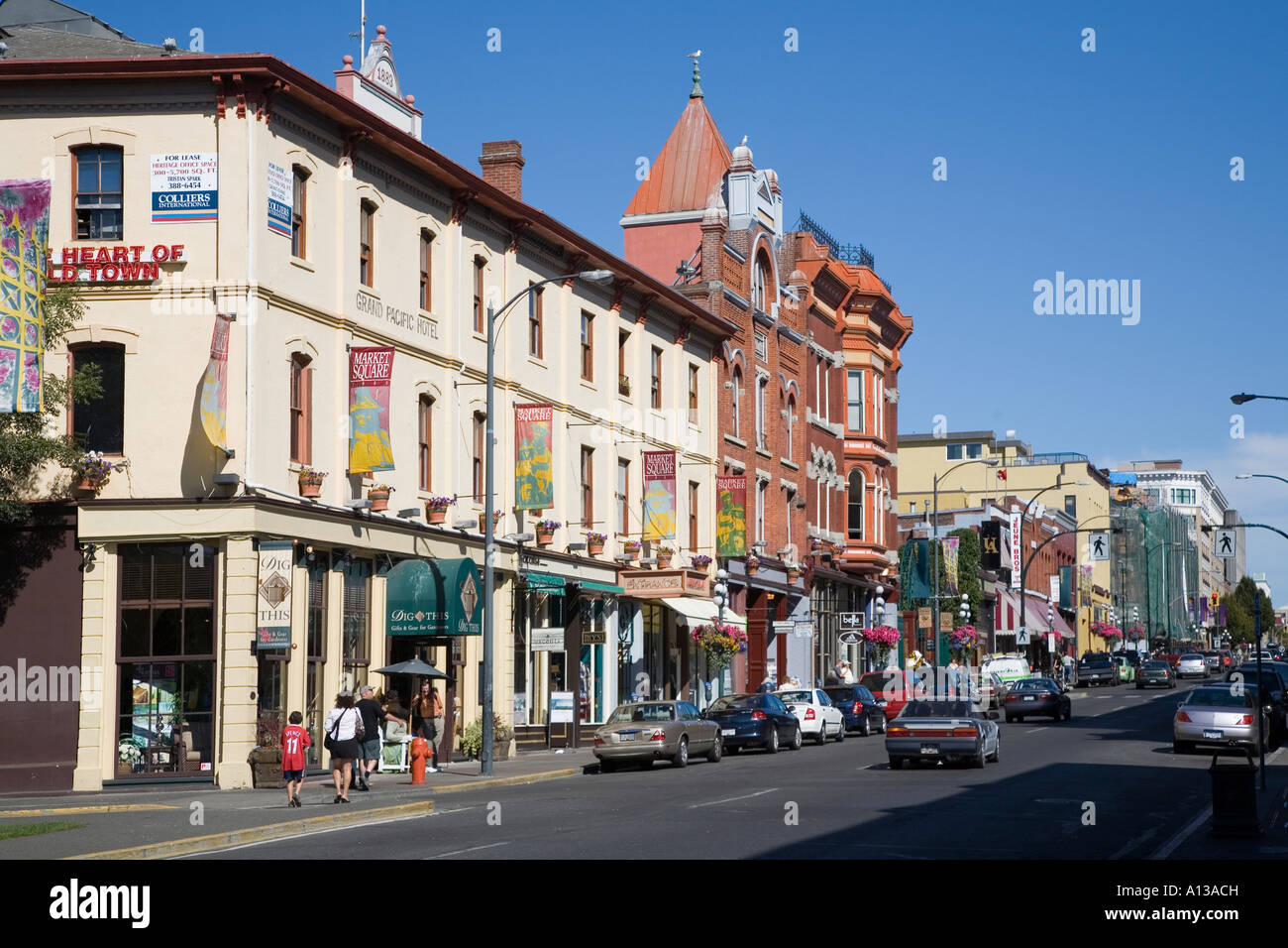 Shops in victoria street in hi-res stock photography and images - Alamy