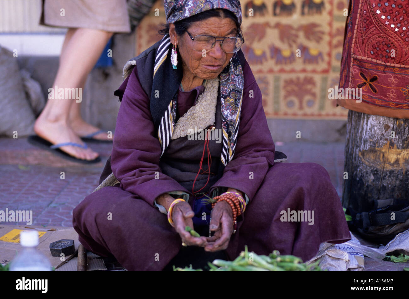 The Leh market, Ladakh Stock Photo - Alamy