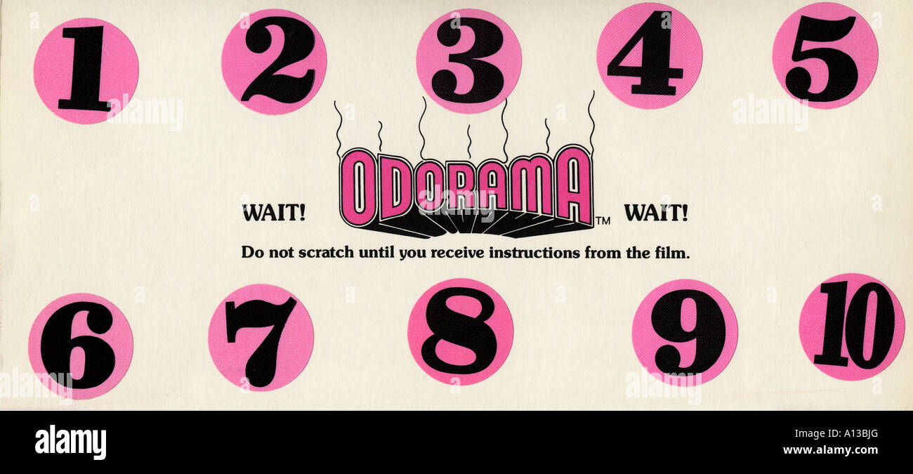 Polyester Year 1981 Director John Waters odorama movie Stock Photo - Alamy