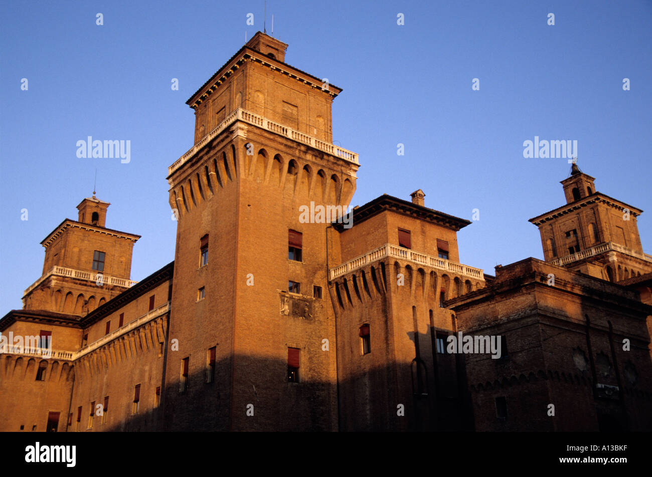 The Este castle, Ferrara, Italy Stock Photo - Alamy
