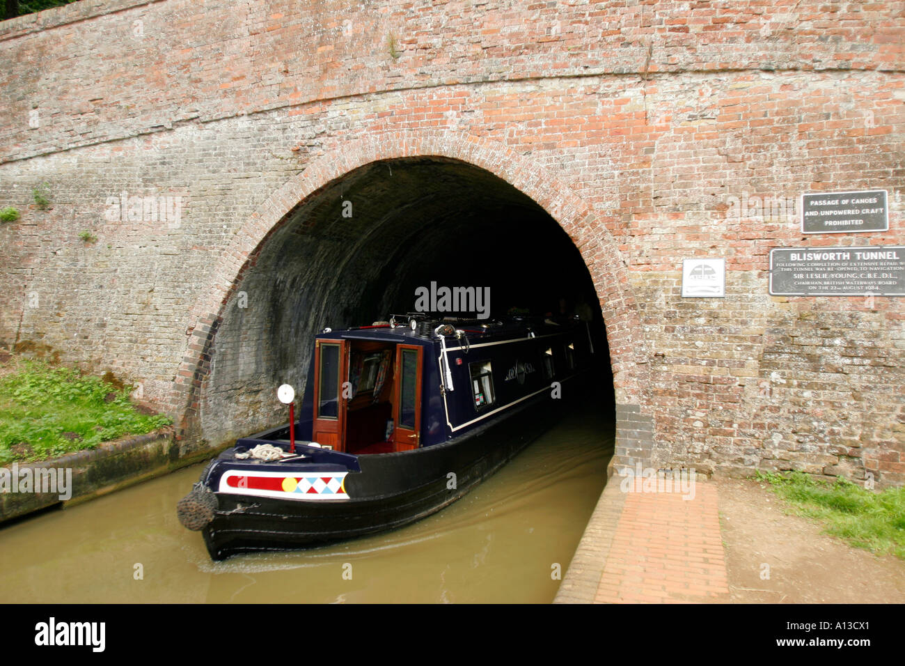 united kingdom Northamptonshire stoke bruerne blisworth tunnel on the ...