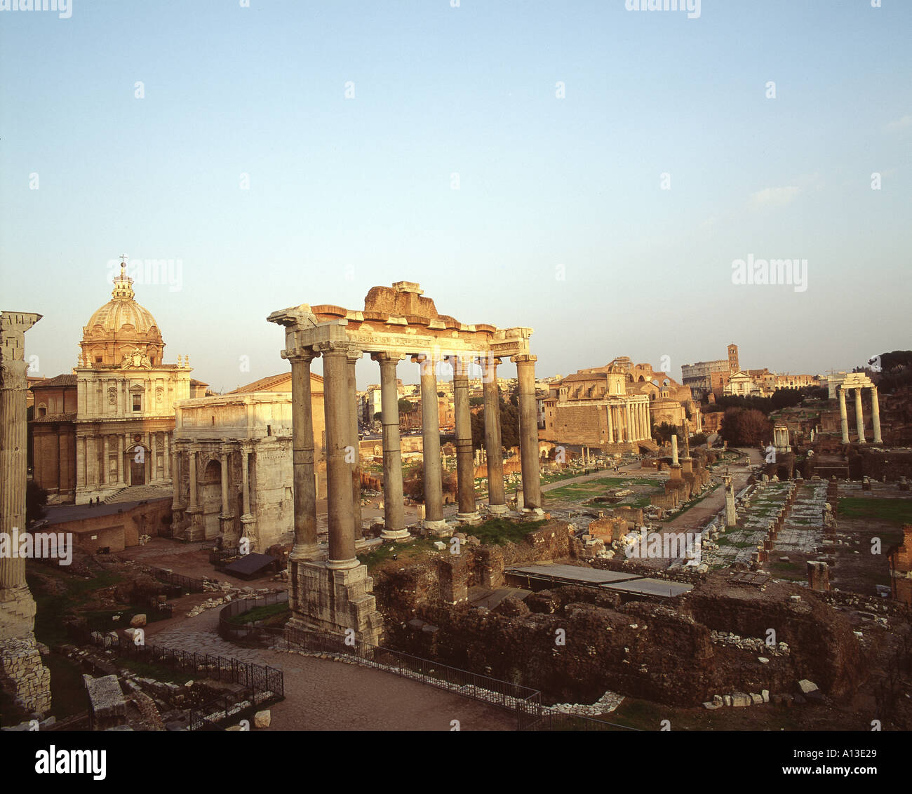 Forum Romanum Roma Rom Italy Italia Stock Photo - Alamy