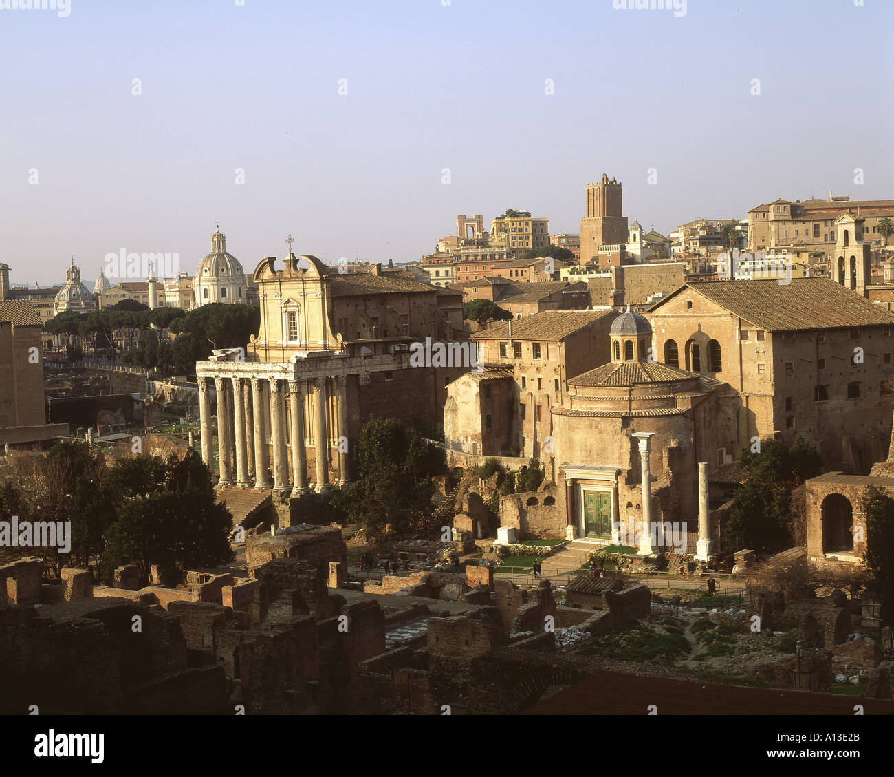 Rome Forum Romanum Stock Photo - Alamy