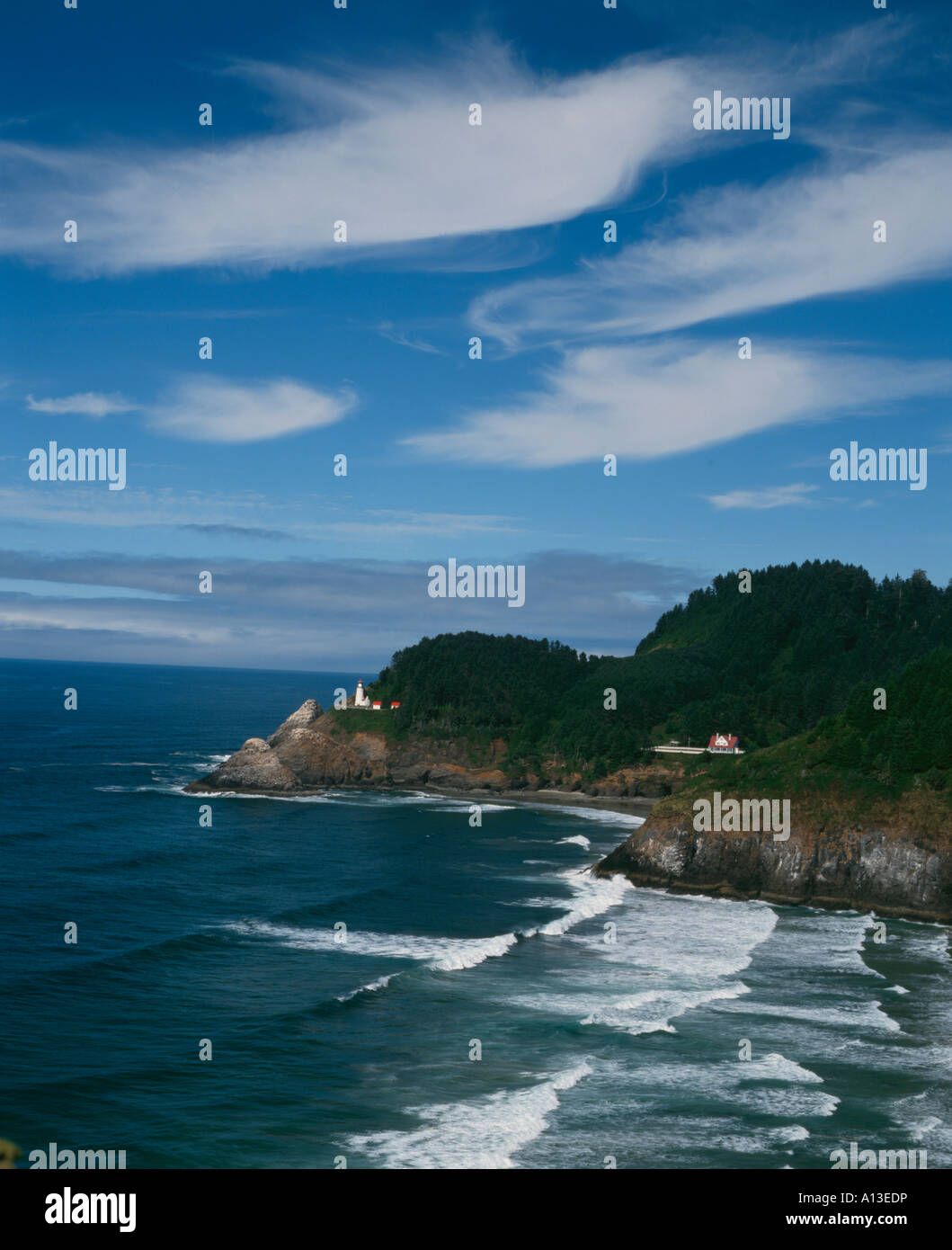 Heceta Head Lighthouse on the Oregon coast Stock Photo - Alamy