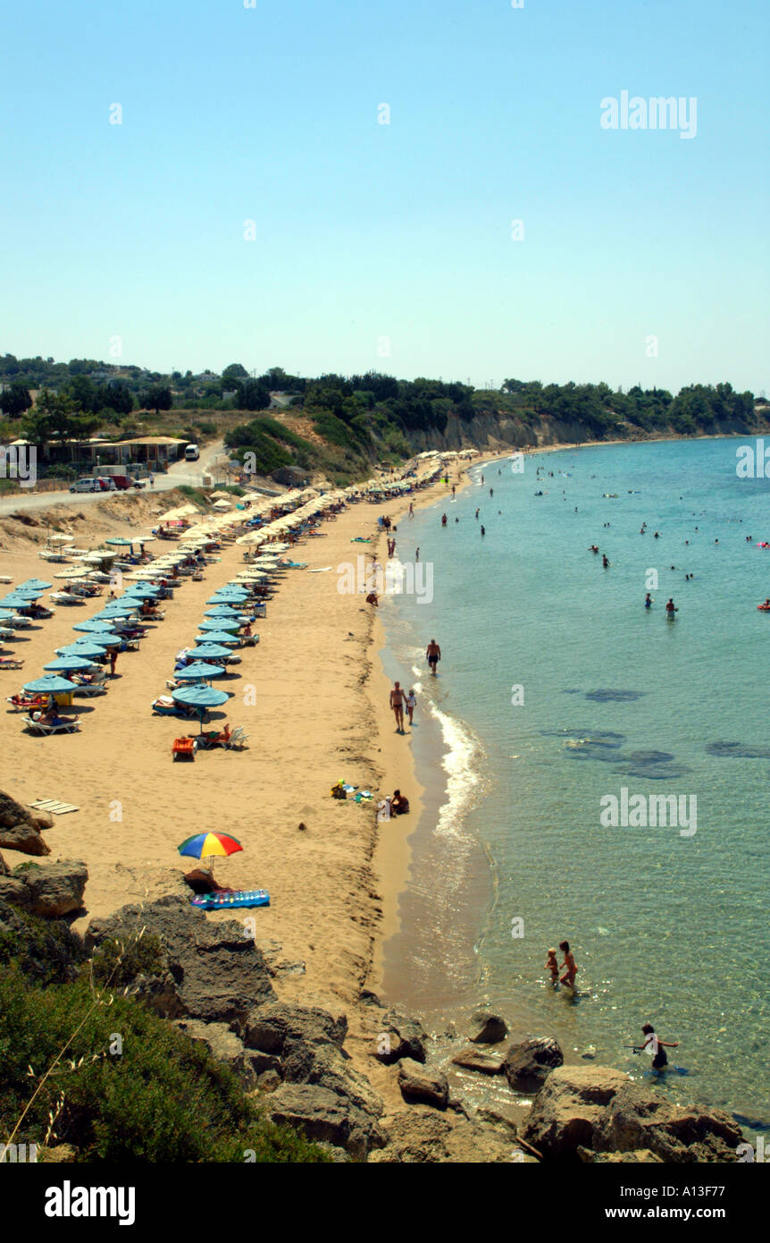Pefkos beach hi-res stock photography and images - Alamy