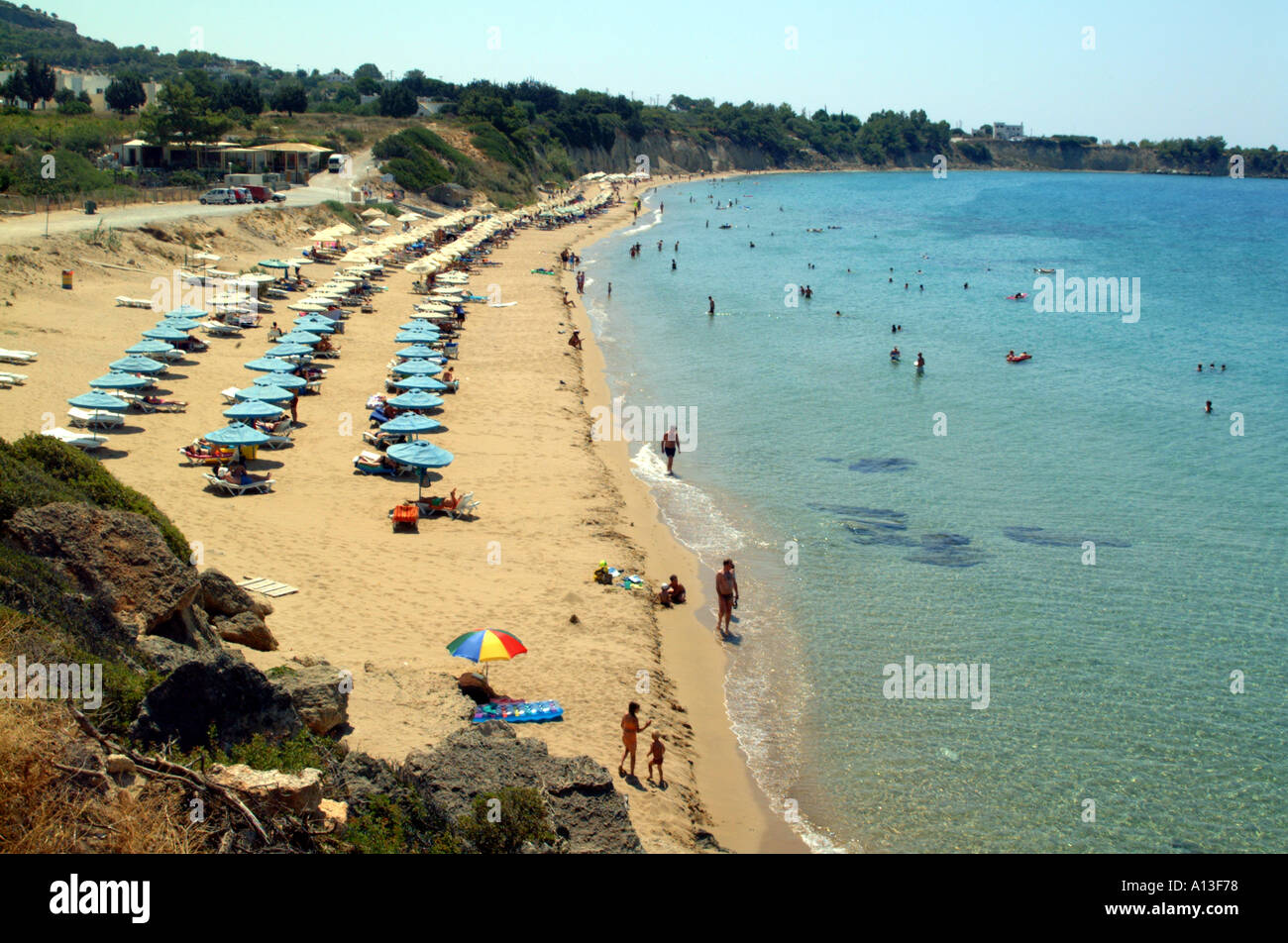 Pefkos beach hi-res stock photography and images - Alamy