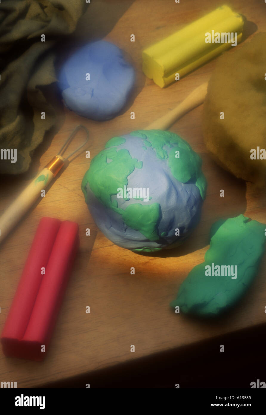 Clay Solar System Model