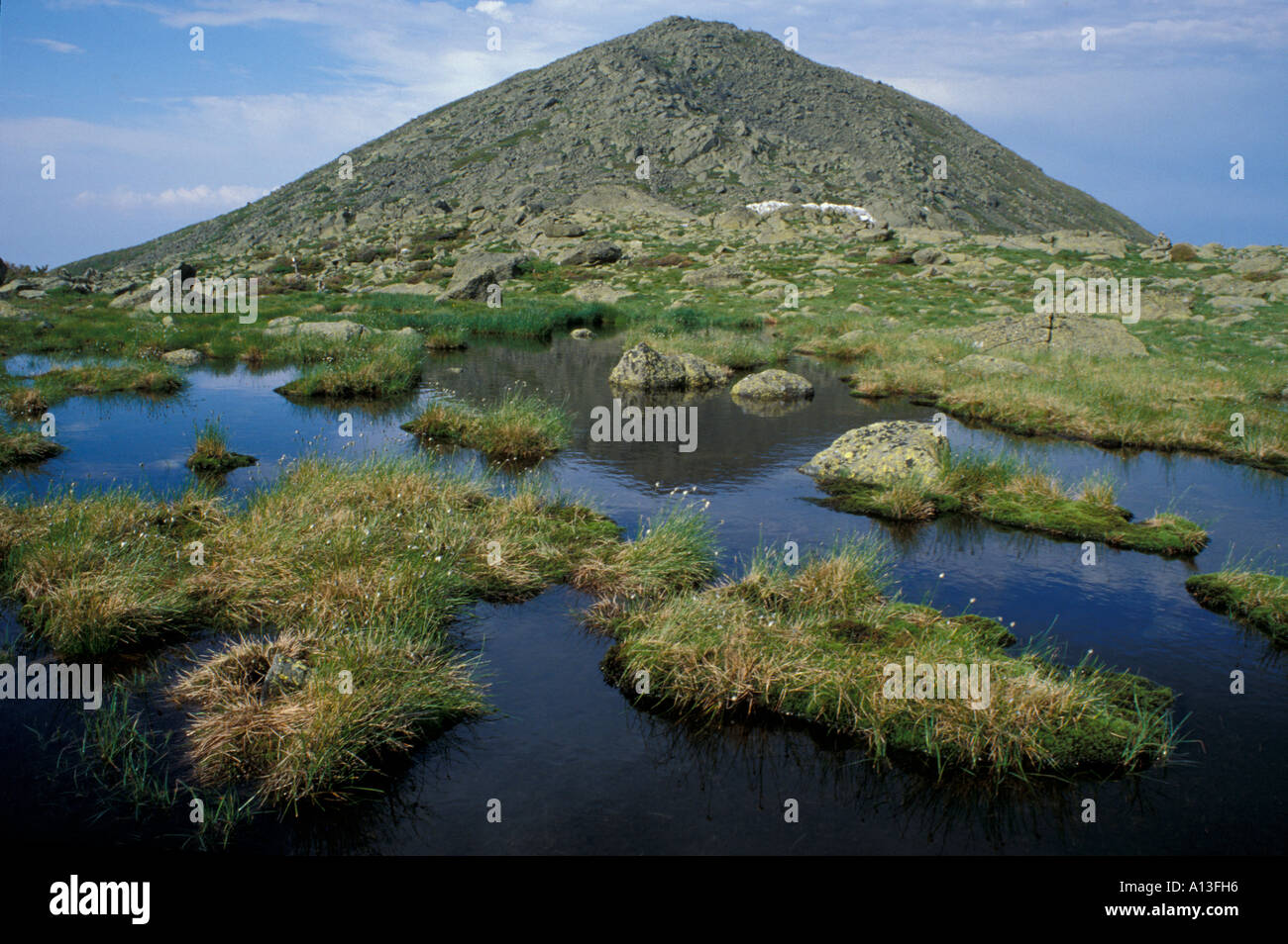 Alpine Lakes Star Lake sits just below the summit of Mt Madison in NH s ...