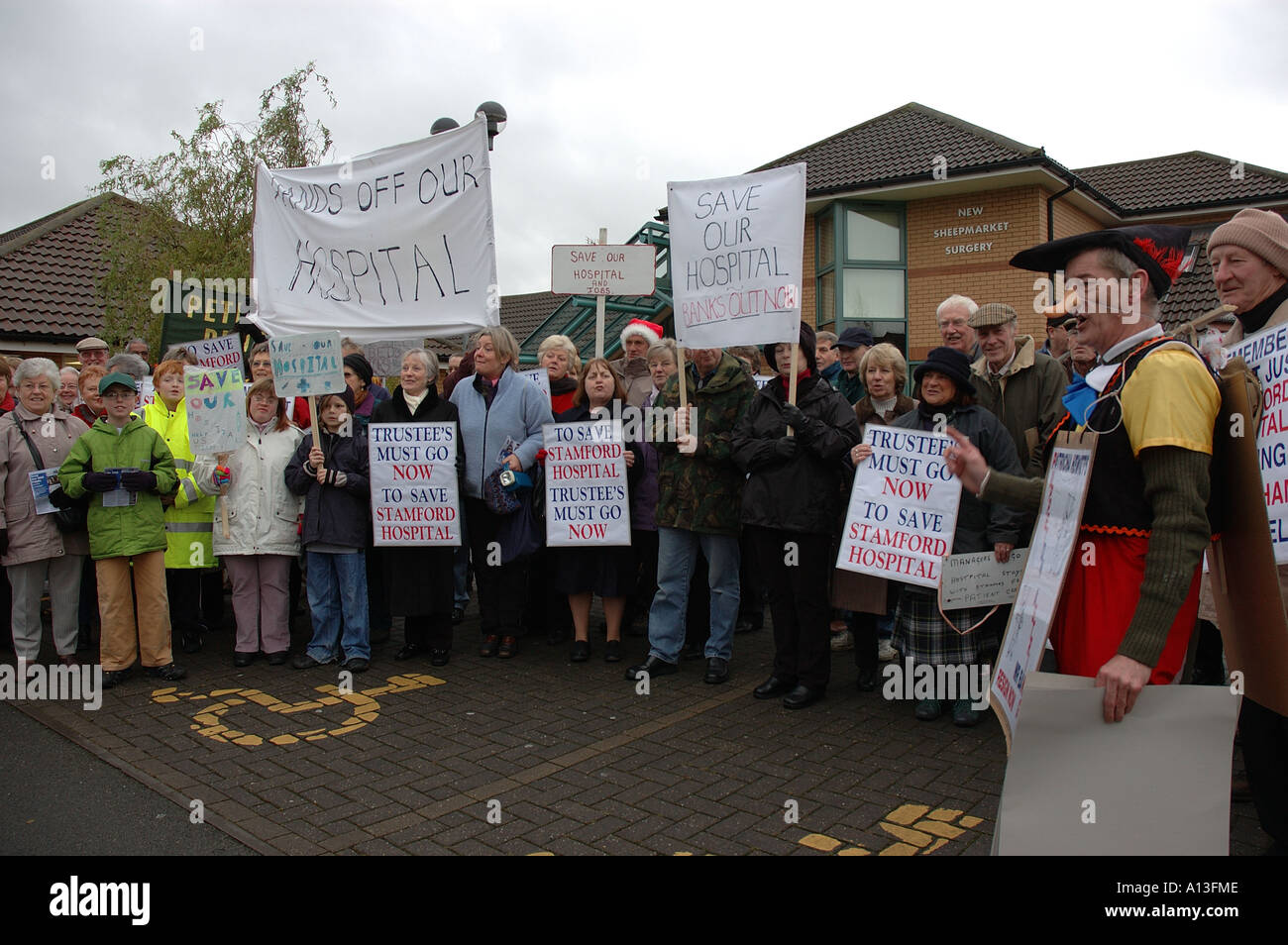 Nhs protests hi-res stock photography and images - Alamy