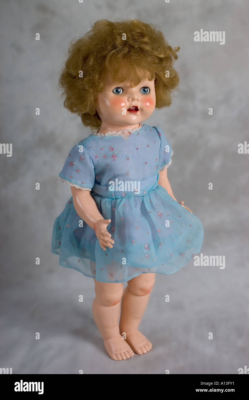 Childs doll circa 1960 Stock Photo - Alamy