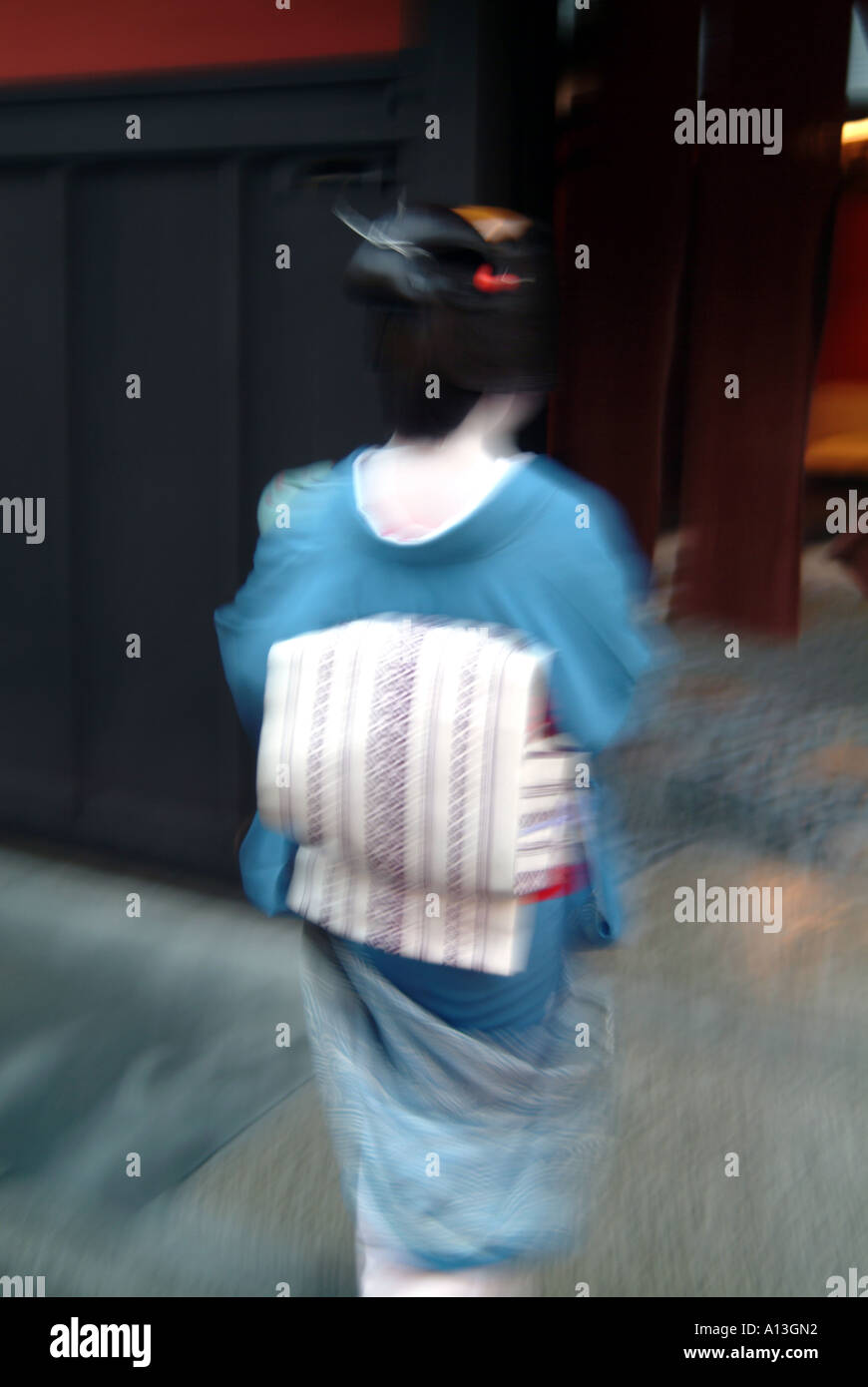 Geisha in Gion Kyoto Japan Stock Photo - Alamy