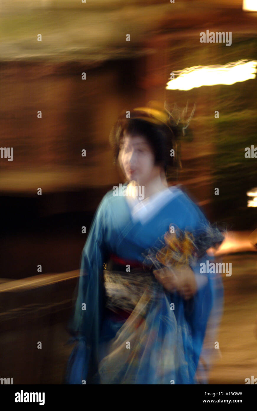 Geisha in Gion Kyoto Japan Stock Photo - Alamy