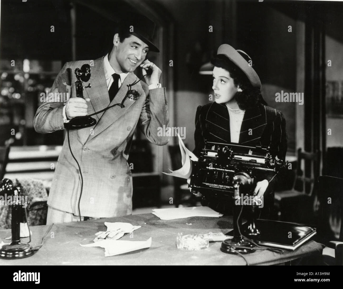 His Girl Friday Year 1940 Director Howard Hawks Cary Grant Rosalind