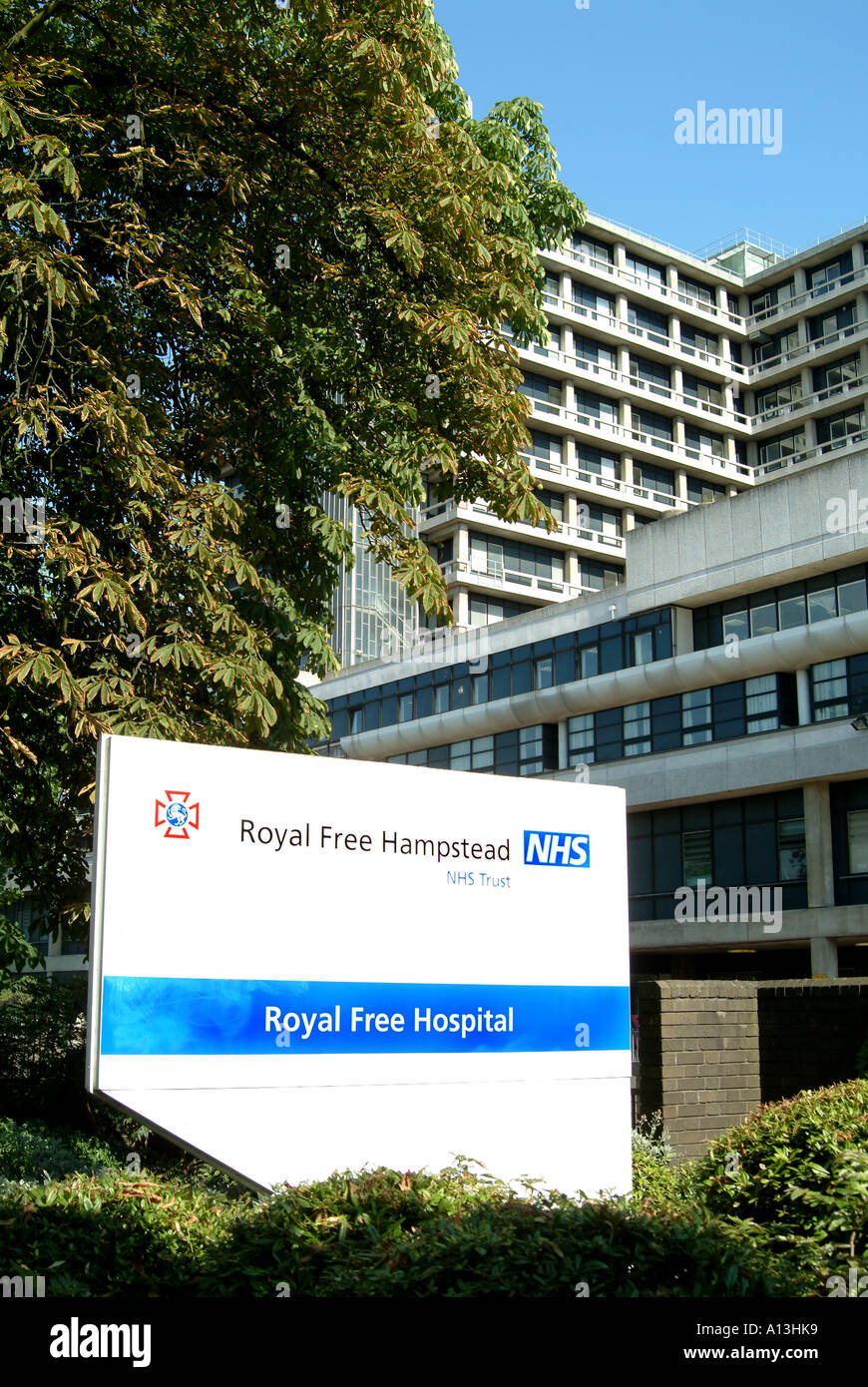 The Royal Free Hospital Hampstead London England Stock Photo - Alamy