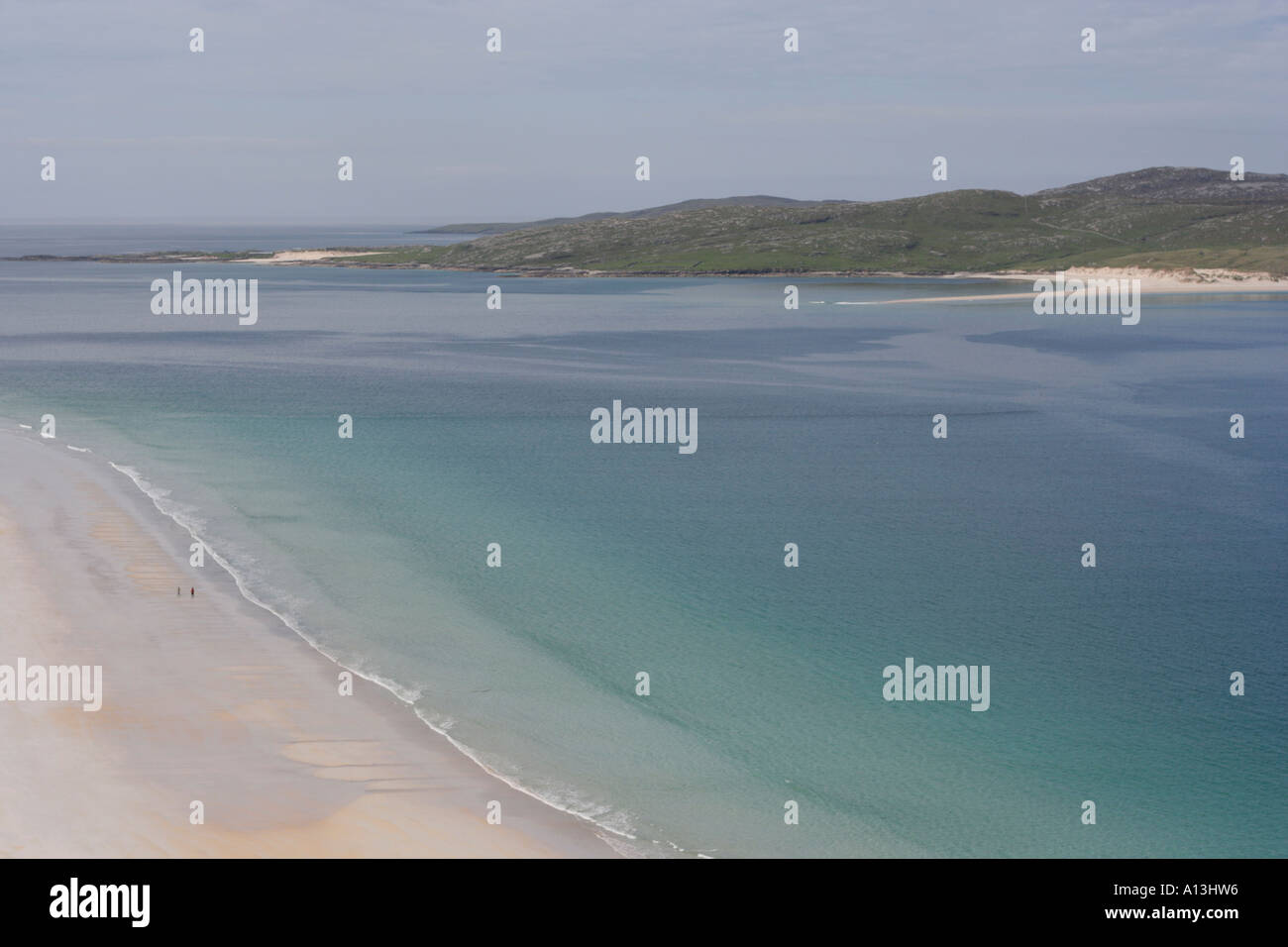 isle of taransay from luskentyre beach isle of harris location of ...