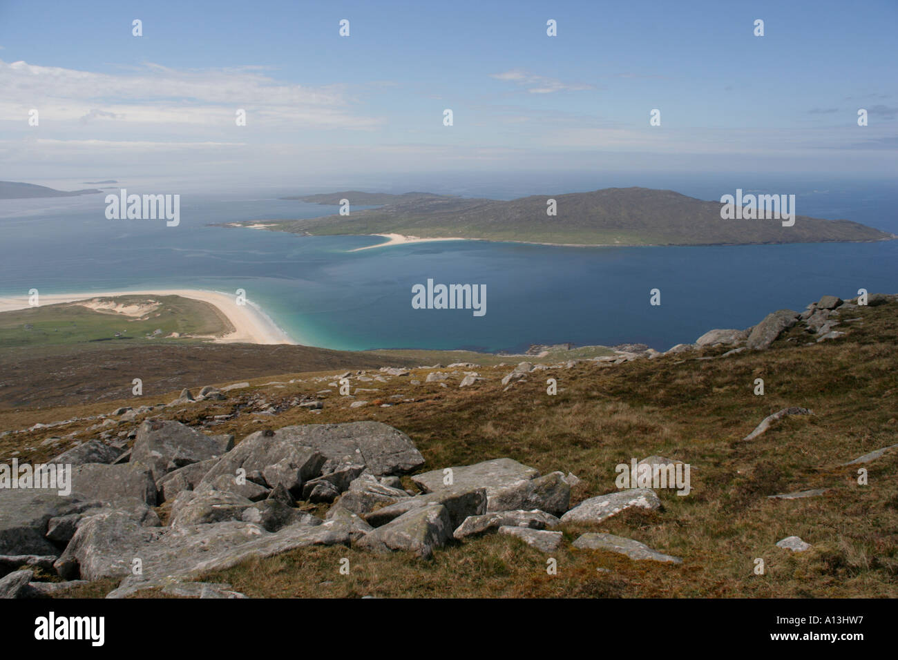 isle of taransay from the isle of harris location of castaways bbc ...