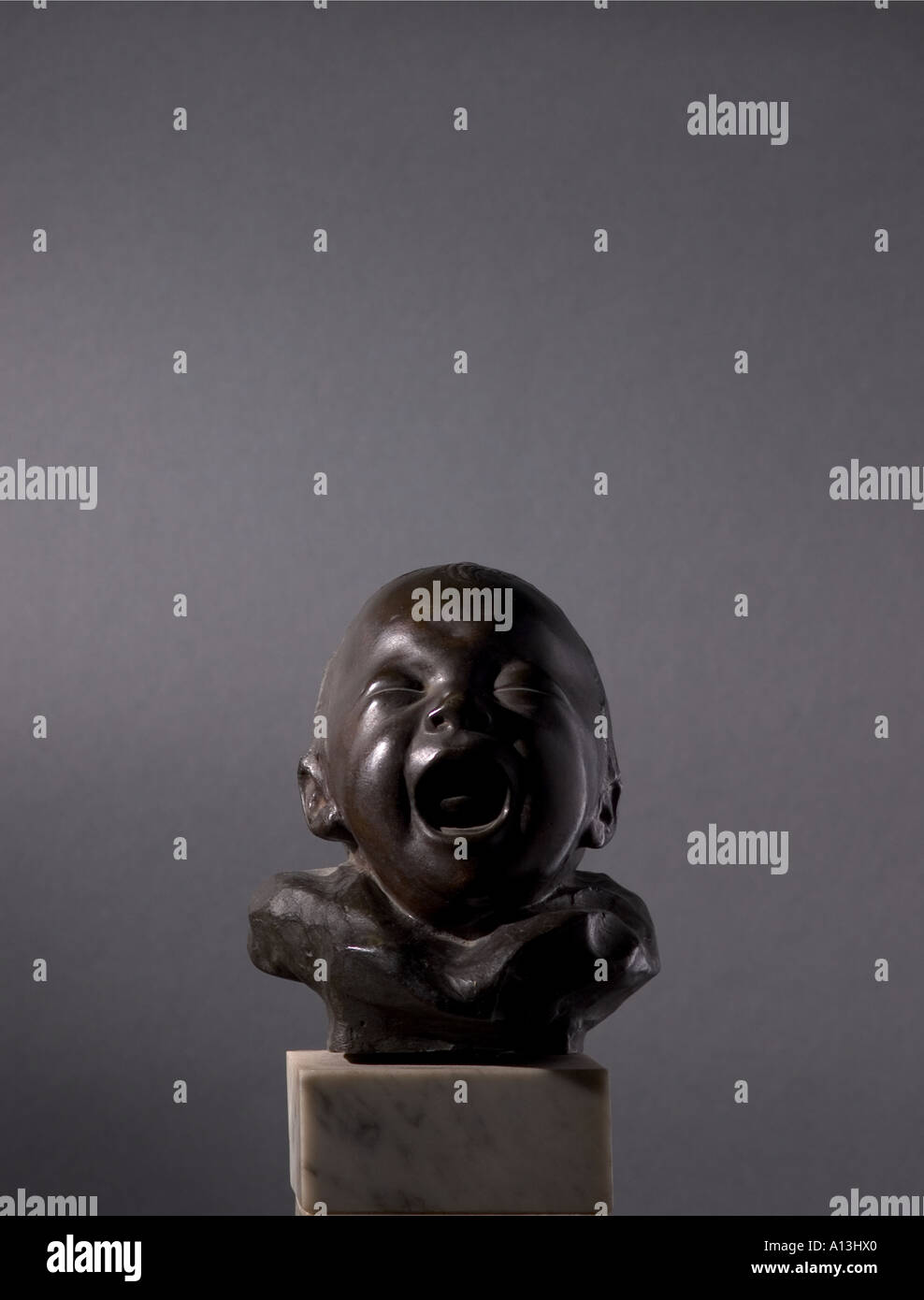 portrait of a sculpture crying Stock Photo - Alamy