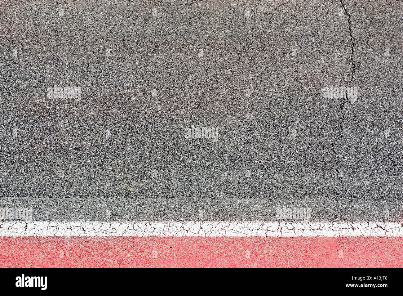 Cracked asphalt cycle lane hi-res stock photography and images - Alamy