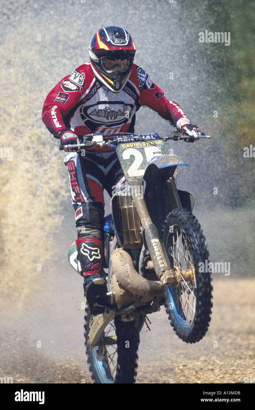 Motocross Rider Stock Photo - Alamy