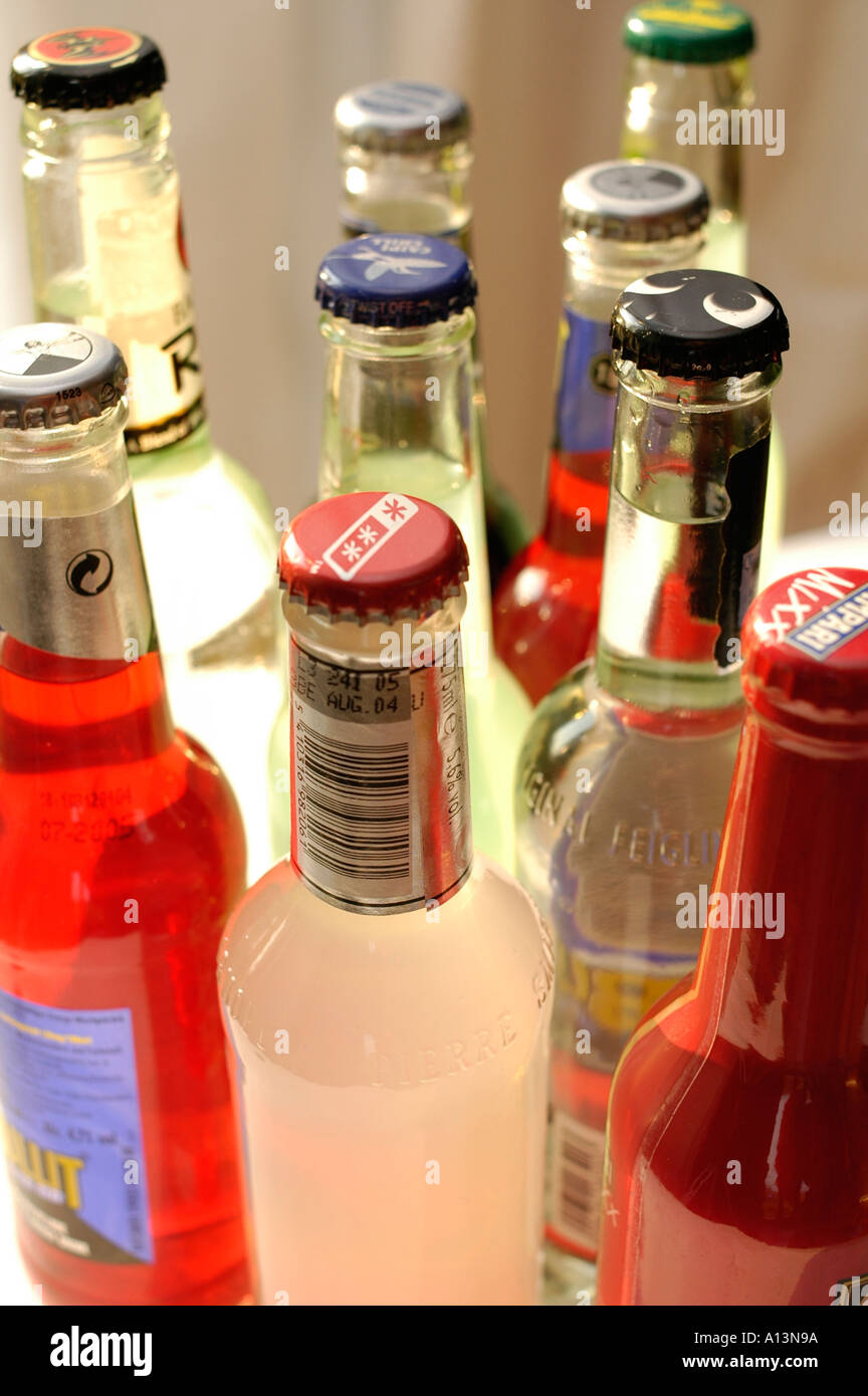 Bottles of alcopops drinks hi-res stock photography and images - Alamy