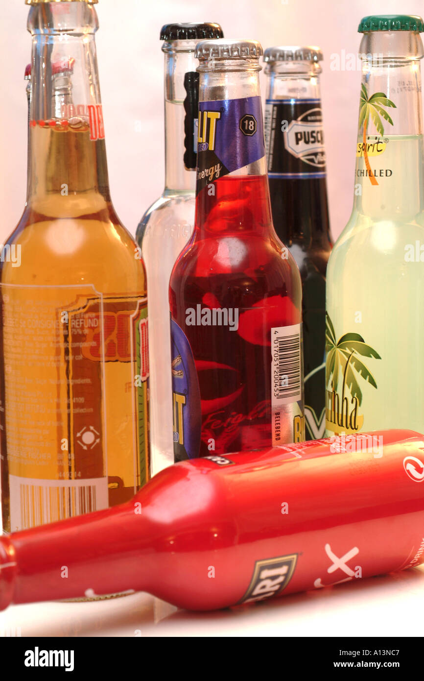 Bottles of alcopops drinks hi-res stock photography and images - Alamy