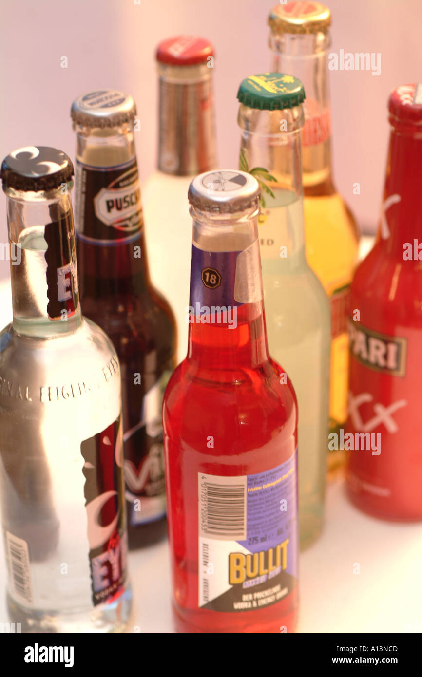 Bottles of alcopops drinks hi-res stock photography and images - Alamy