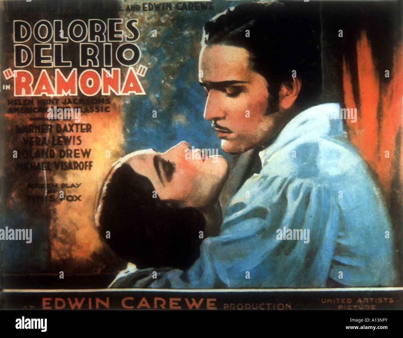 Ramona Year 1928 Director Edwin Carewe Movie poster Stock Photo - Alamy