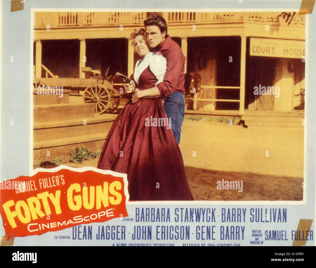 Forty Guns Year 1957 Director Samuel Fuller Barbara Stanwyck John ...
