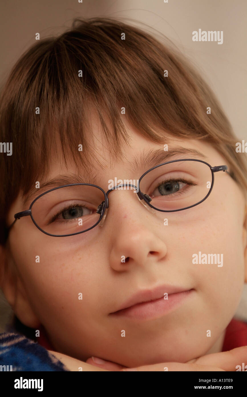 girl with eyeglasses Stock Photo - Alamy