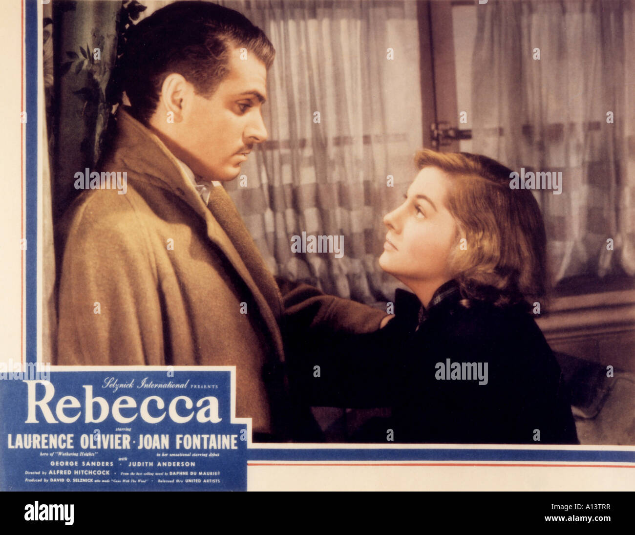 Rebecca Year 1940 Director Alfred Hitchcock Laurence Olivier Joan ...