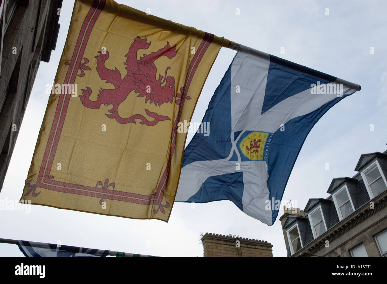 Scottish flags hi-res stock photography and images - Alamy