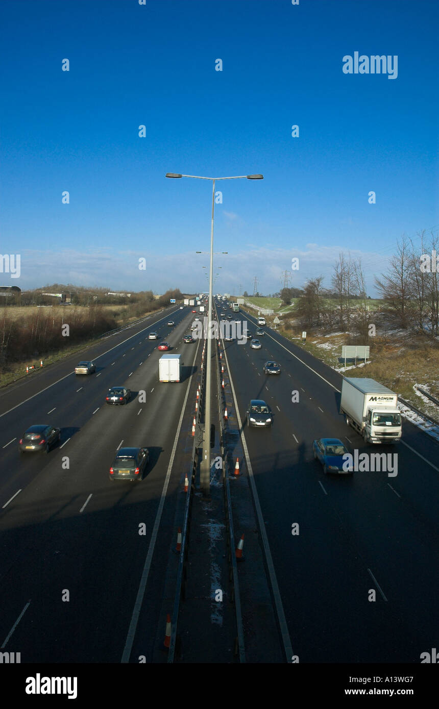 M1 Motorway, Hertfordshire, UK Stock Photo - Alamy