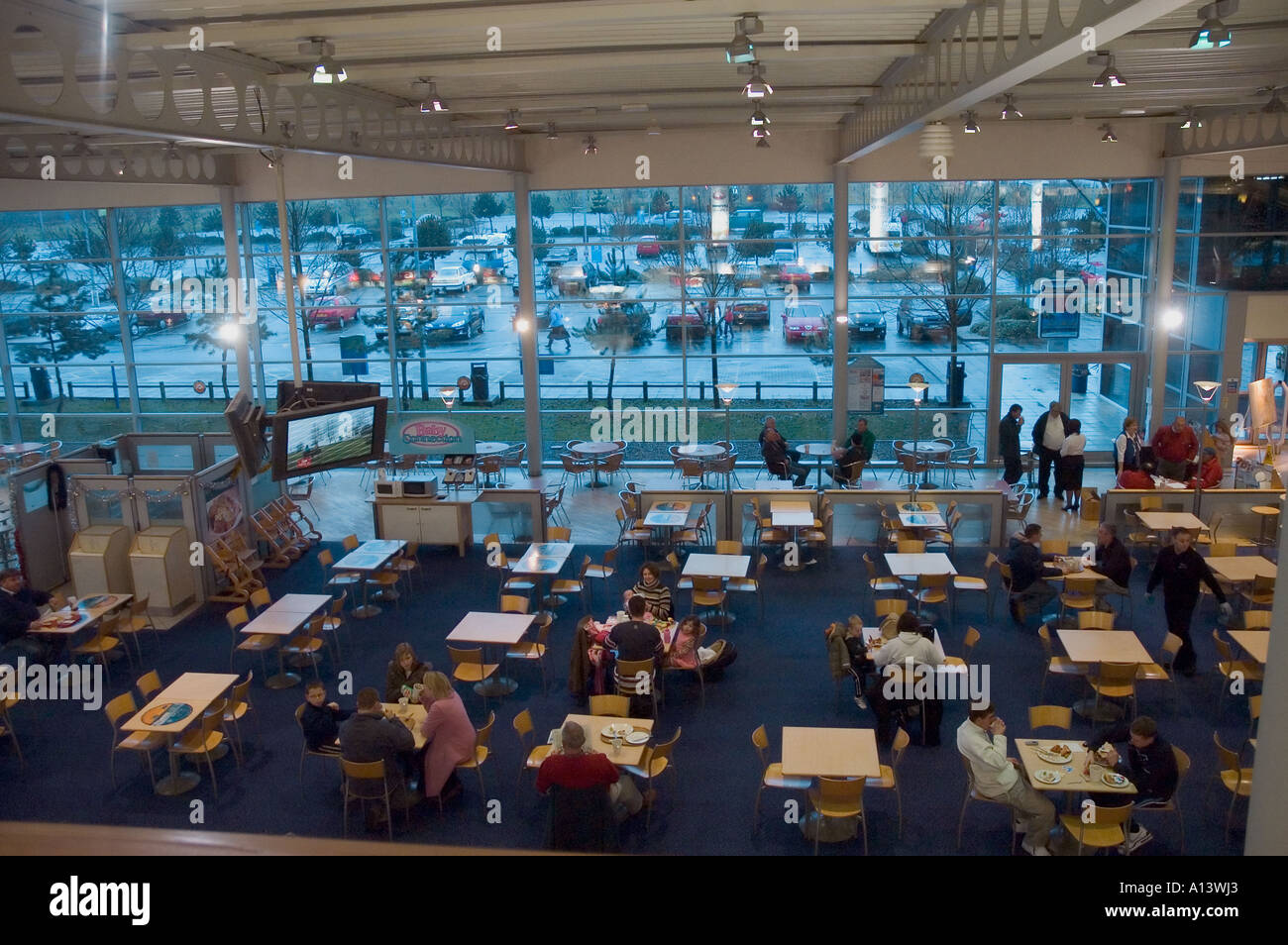Motorway Service Station on the M40, Birmingham, UK Stock Photo - Alamy