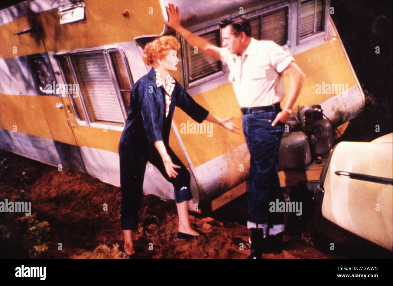 Long trailer 1954 lucille ball hi-res stock photography and images - Alamy