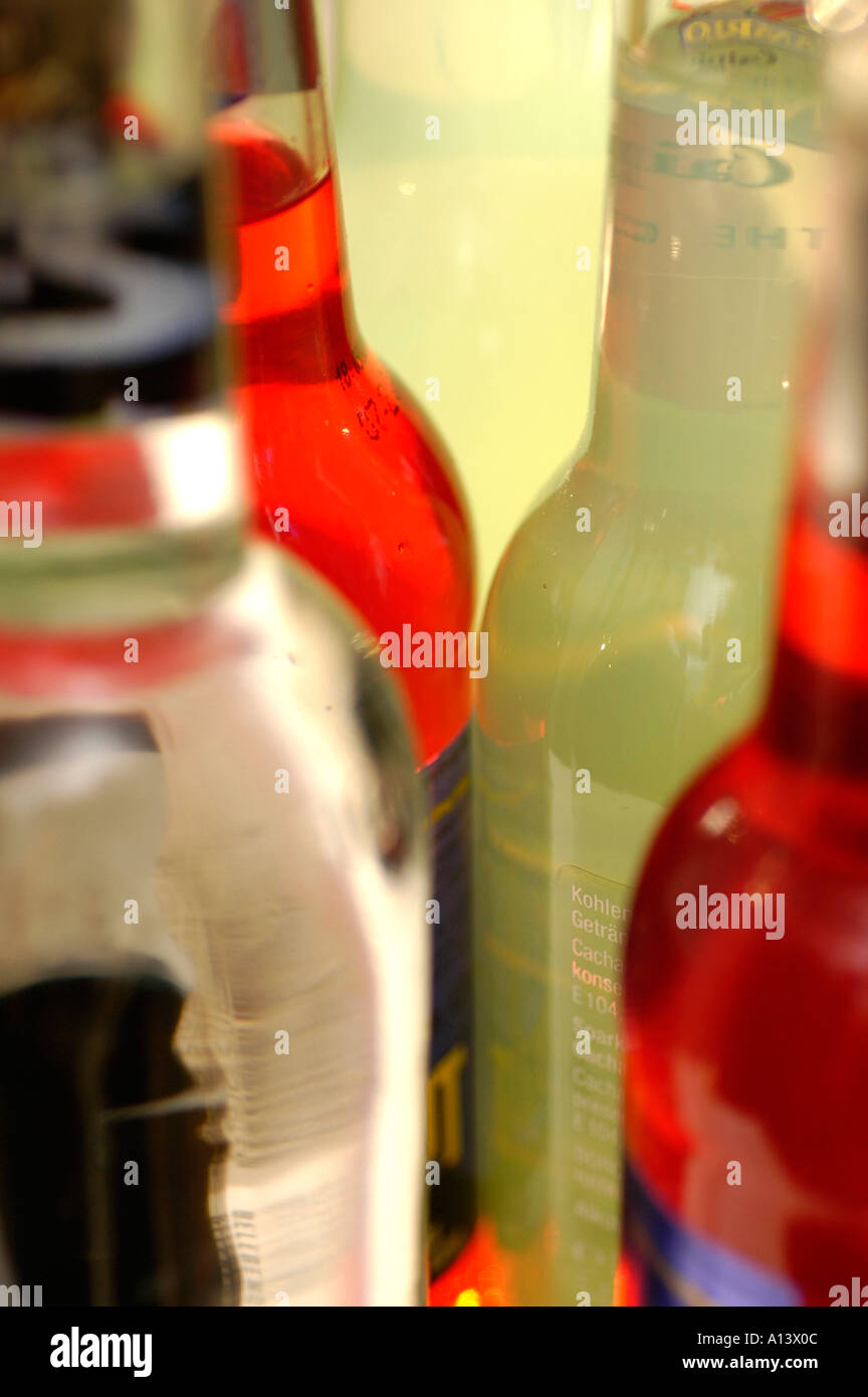 Bottles of alcopops drinks hi-res stock photography and images - Alamy