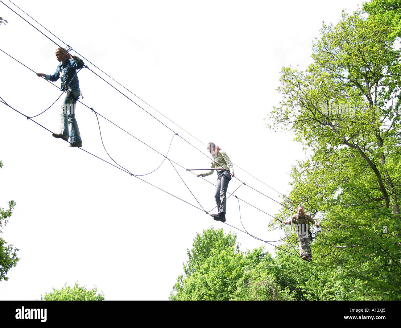 School gym ropes hi-res stock photography and images - Alamy