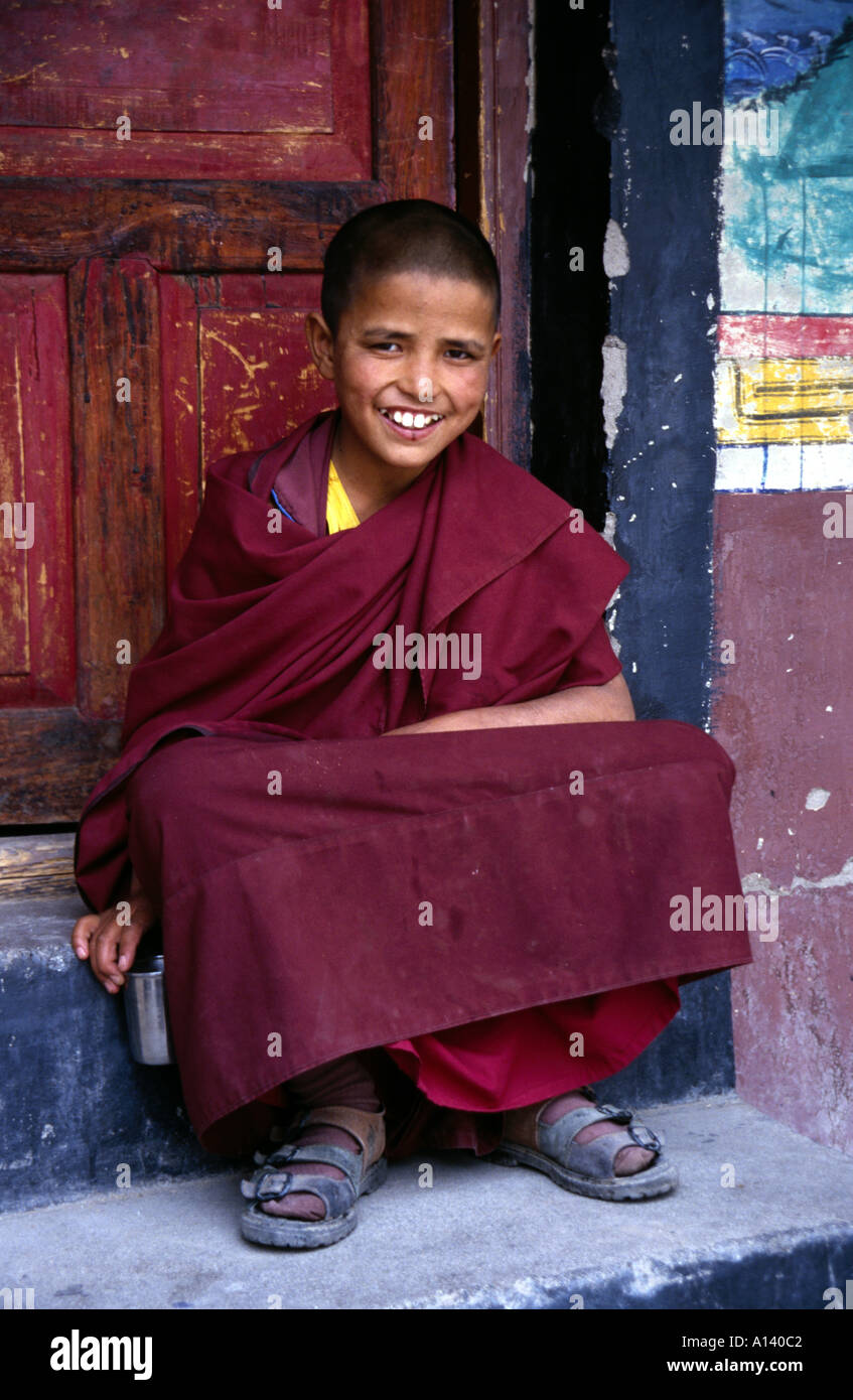 Young Lama Ladakh India Stock Photo - Alamy