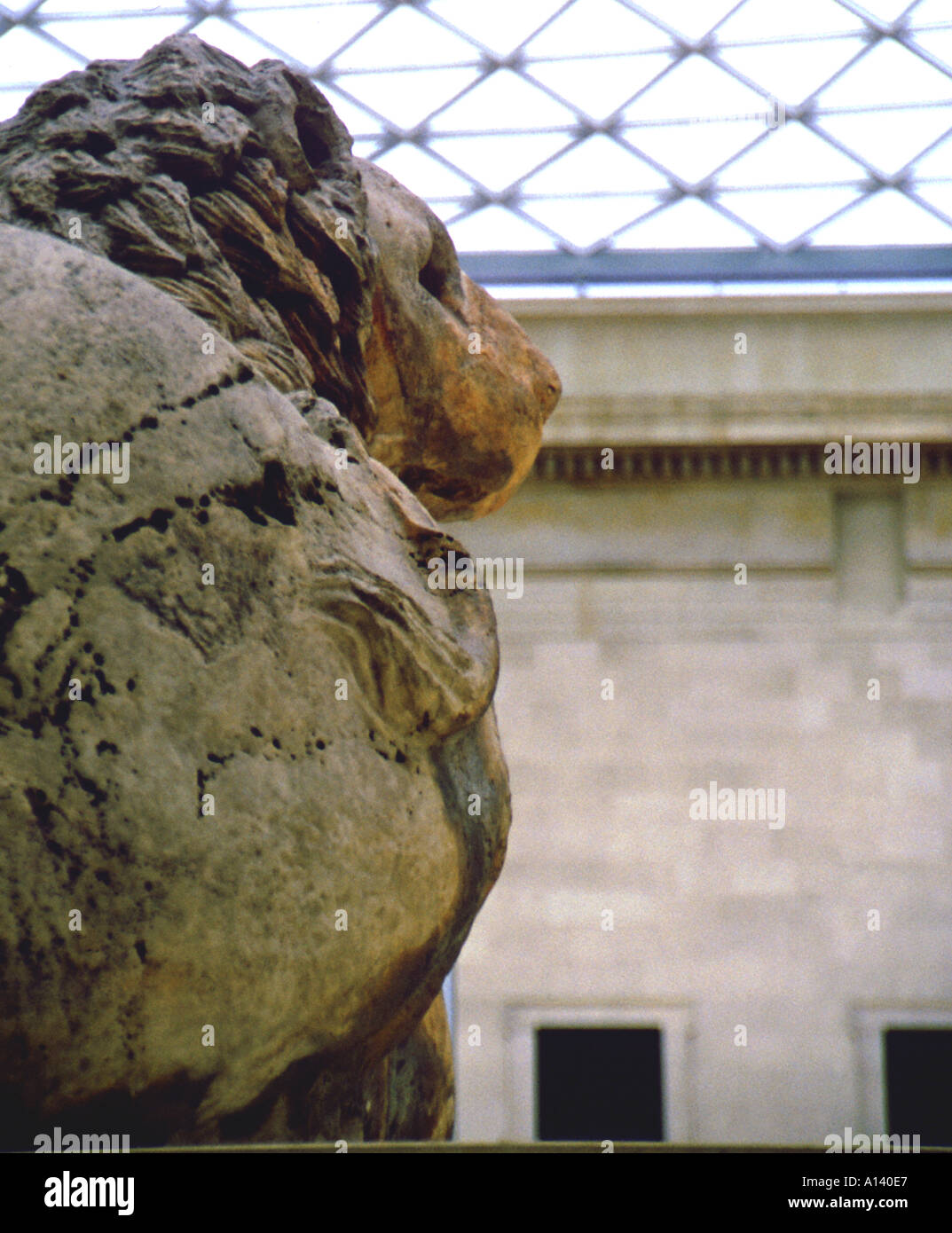 The Lion in British Museum Stock Photo - Alamy