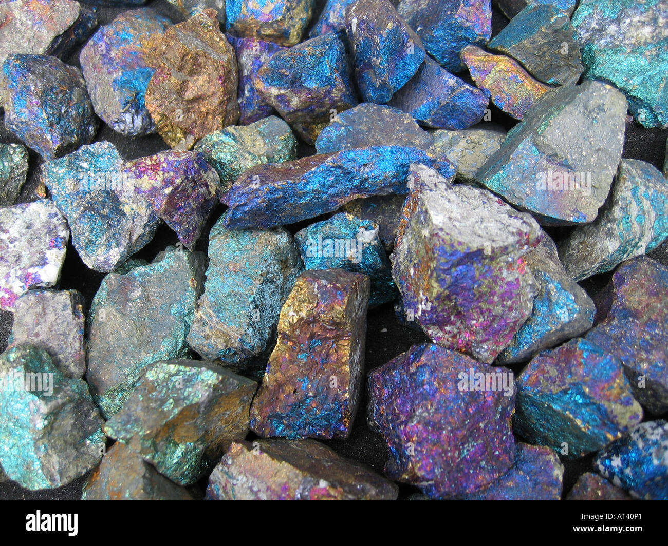 blue mineral stones Stock Photo - Alamy