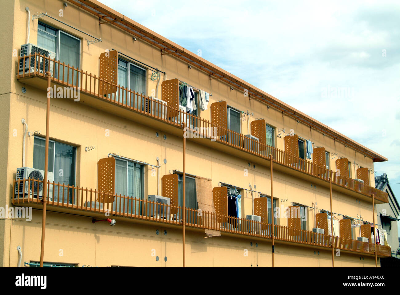 Apartment block Fushimi Kyoto Japan Stock Photo - Alamy