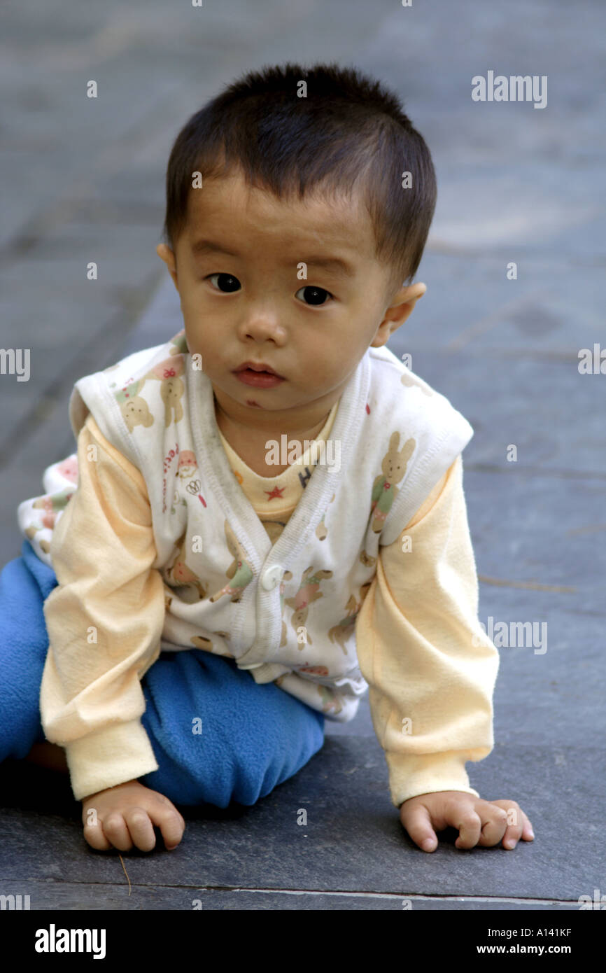 Baby boy in Victoria park, Hong Kong Stock Photo - Alamy