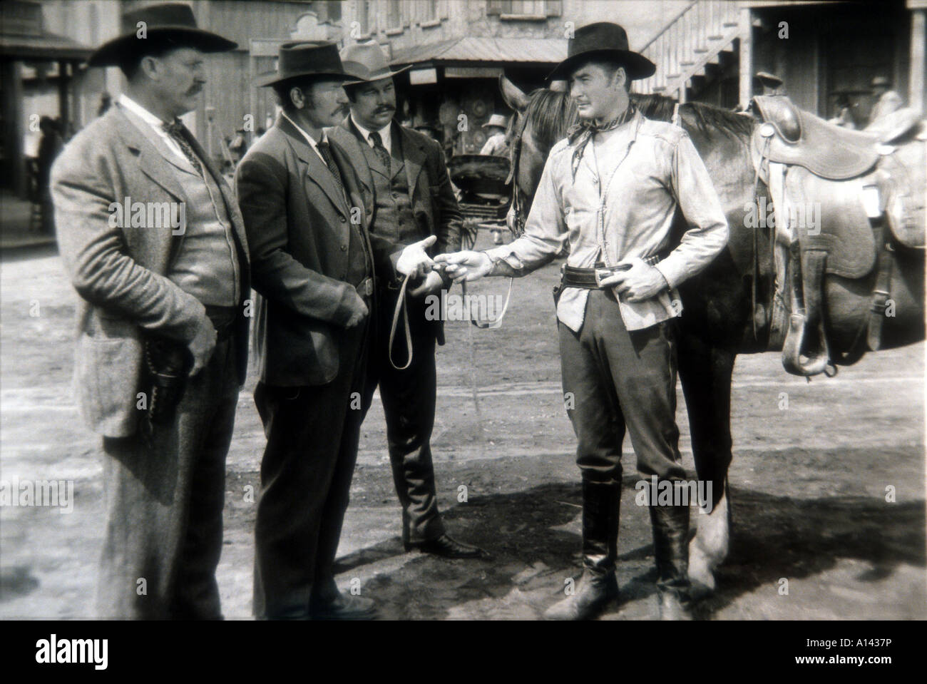 The Silver River Year 1948 Director Raoul Walsh Errol Flynn Stock Photo ...