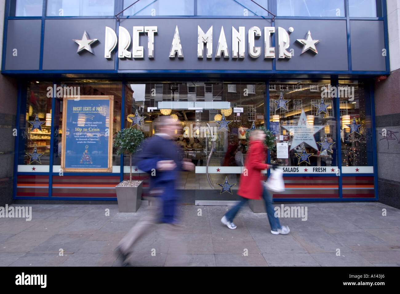 Pret a Manger food outlet London Stock Photo - Alamy