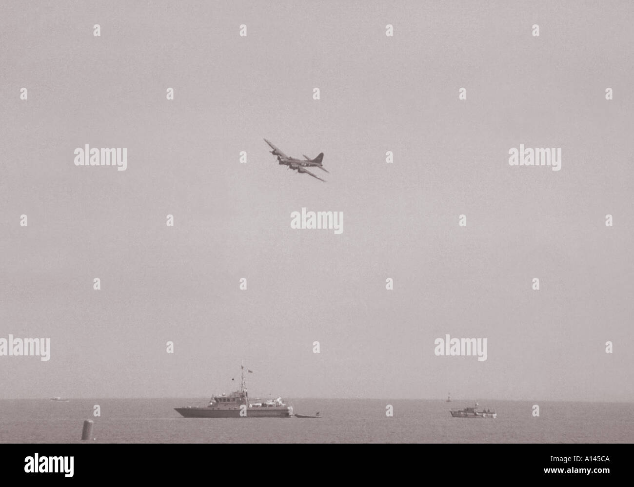 B 17 Sally B Flying Fortress The Memphis Belle the Film SEPIA Vintage ...