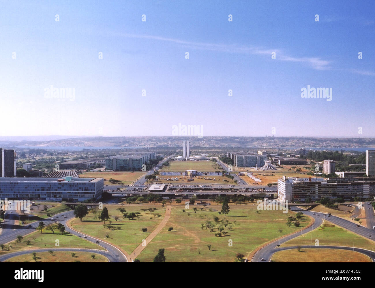 Brasilias monumental axis hi-res stock photography and images - Alamy