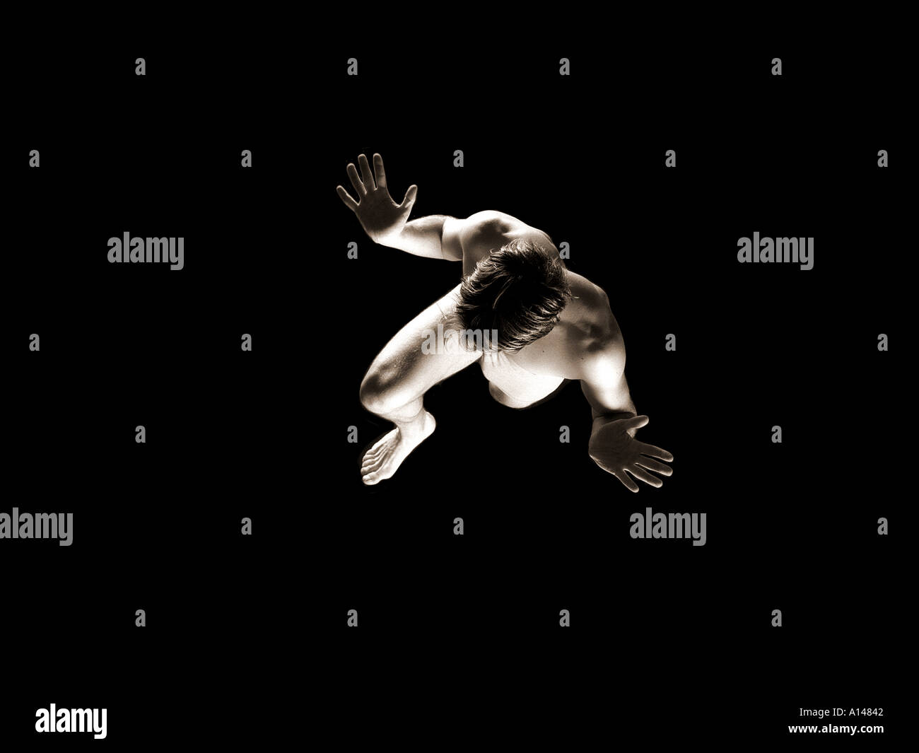 man body shape against black background Stock Photo - Alamy