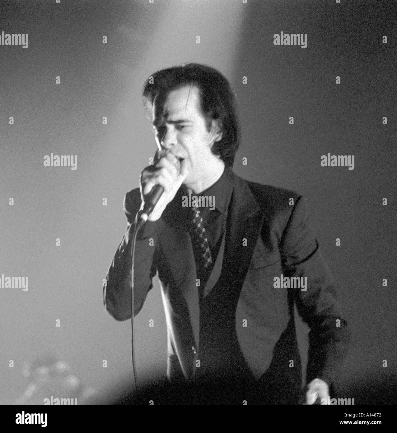 Nick cave live performance hi-res stock photography and images - Alamy
